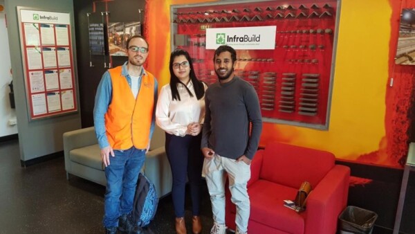 New PhD researchers visit Infrabuild » Australian Cobotics Centre | ARC ...