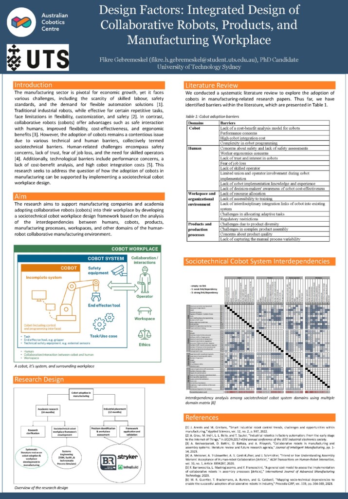 2023 Symposium - PhD researcher posters » Australian Cobotics Centre ...