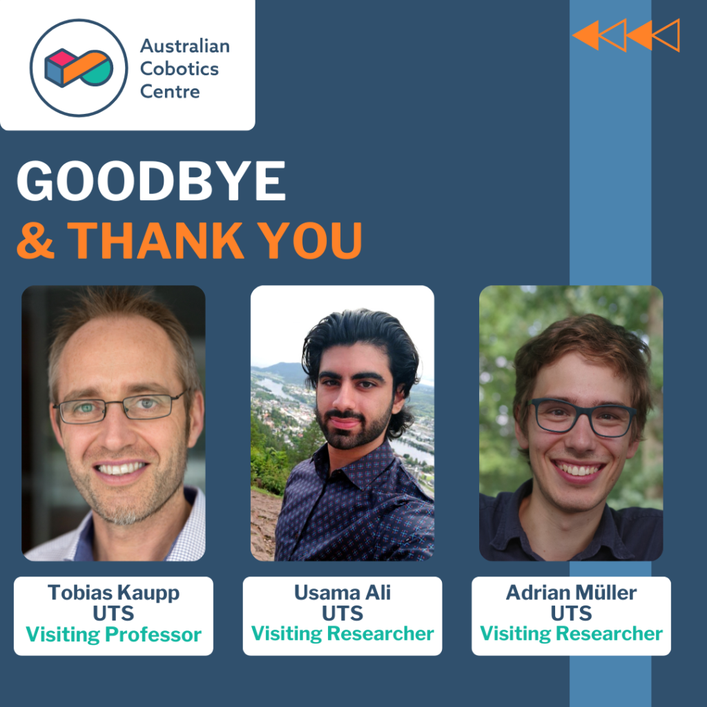 Goodbye & Thank You » Australian Cobotics Centre | ARC funded ITTC for ...